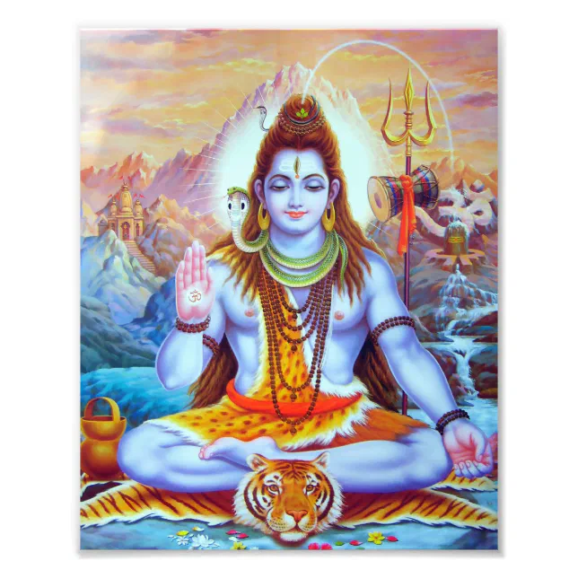 Shiva Print (8" x 10") - Version 1 | Zazzle