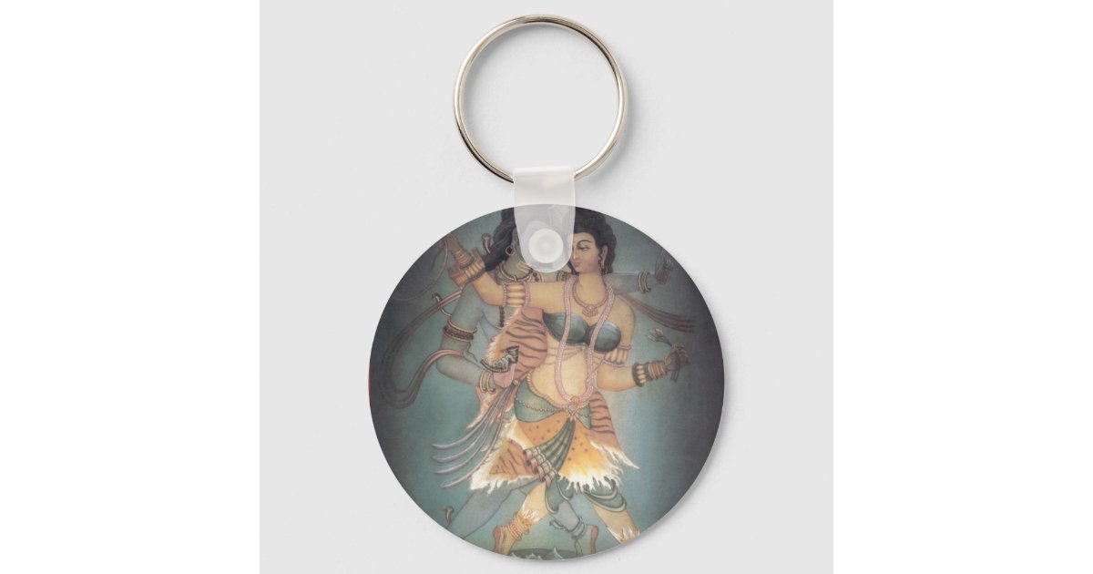 shiva-shakti.jpg keychain | Zazzle