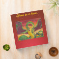 Shivan Dragon Redesign 3 Ring Binder | Zazzle