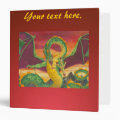 Shivan Dragon Redesign 3 Ring Binder | Zazzle