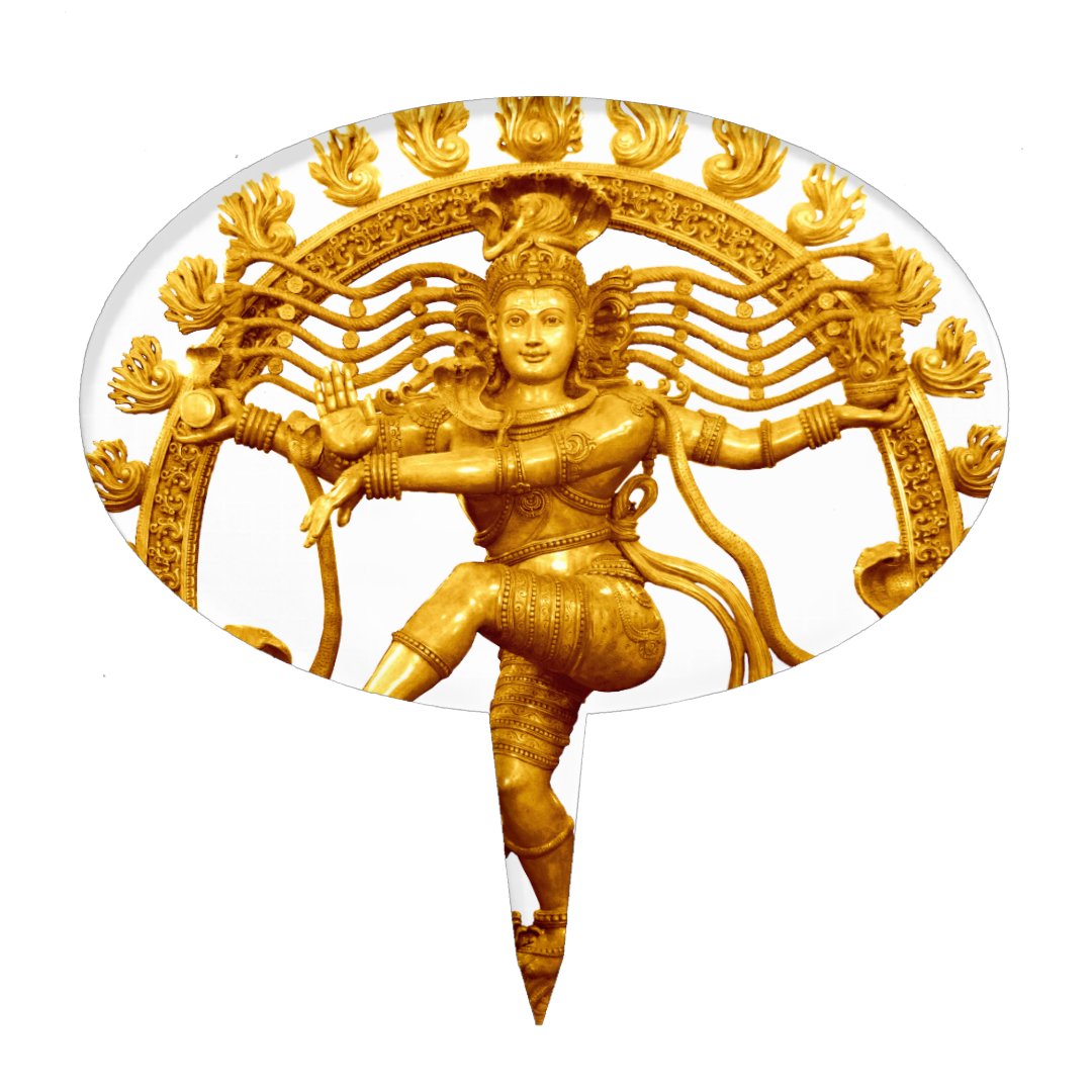 Shiva's Dance Cake Topper | Zazzle