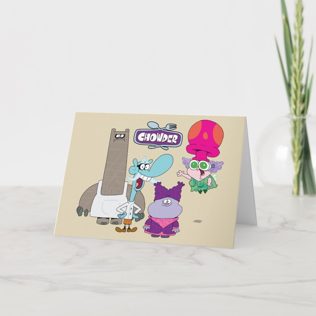 Shnitzel, Mung, Chowder, and Truffles Card | Zazzle