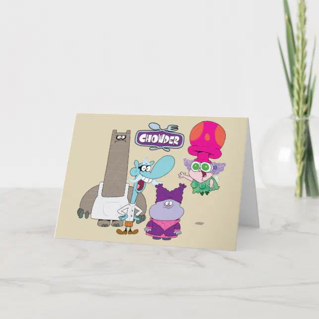 Shnitzel, Mung, Chowder, and Truffles Card | Zazzle