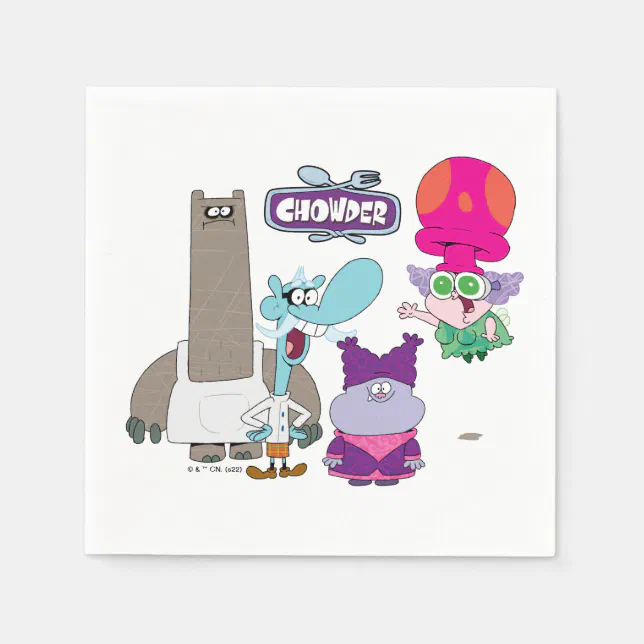 Shnitzel, Mung, Chowder, and Truffles Napkins | Zazzle