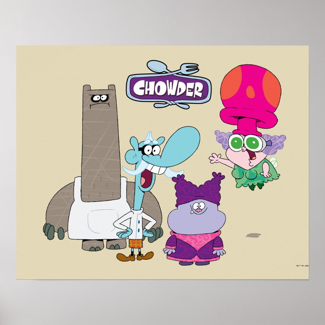 Shnitzel, Mung, Chowder, and Truffles Poster | Zazzle