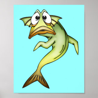 Funny Fish Posters | Zazzle