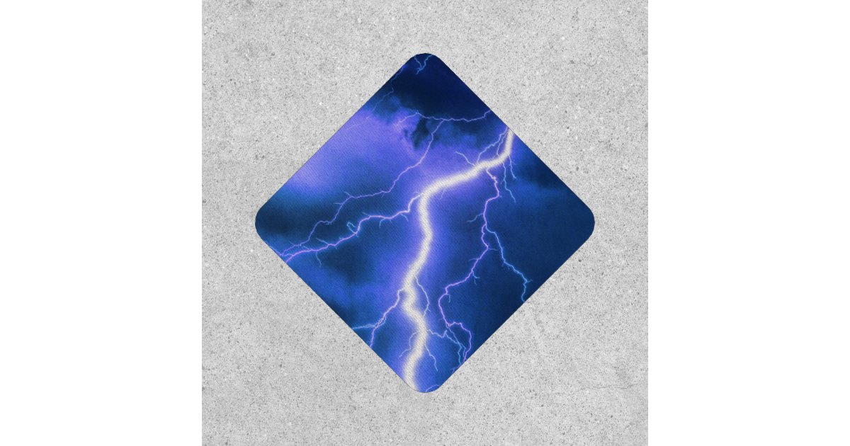 Shocking Lightning Strike Patch | Zazzle