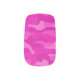 Shocking Pink Monocolor Camo Minx Nail Art | Zazzle