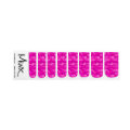 Shocking Pink Monocolor Camo Minx Nail Art | Zazzle