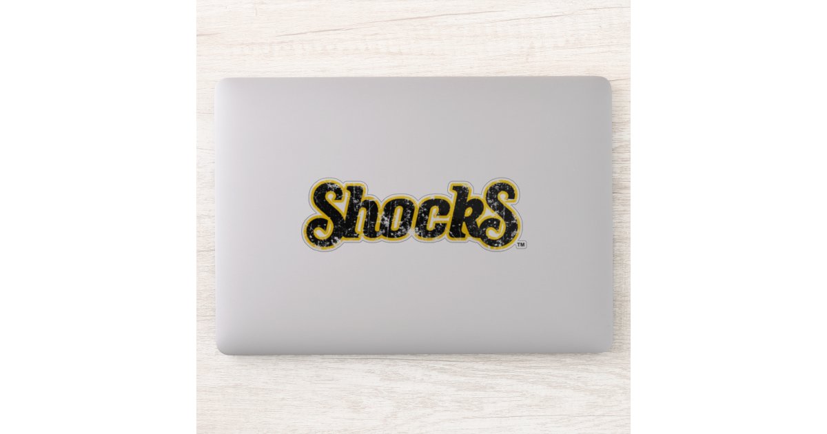 Shocks Distressed Sticker | Zazzle