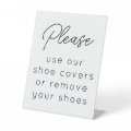 Shoe Cover Sign for Realtor Property Showing | Zazzle