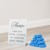 Shoe Cover Sign for Realtor Property Showing | Zazzle