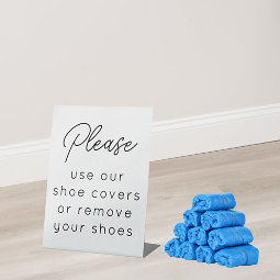 Shoe Cover Sign for Realtor Property Showing | Zazzle