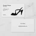 Shoe shop business card | Zazzle