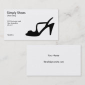 Shoe shop business card | Zazzle