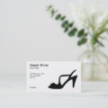 Shoe shop business card | Zazzle