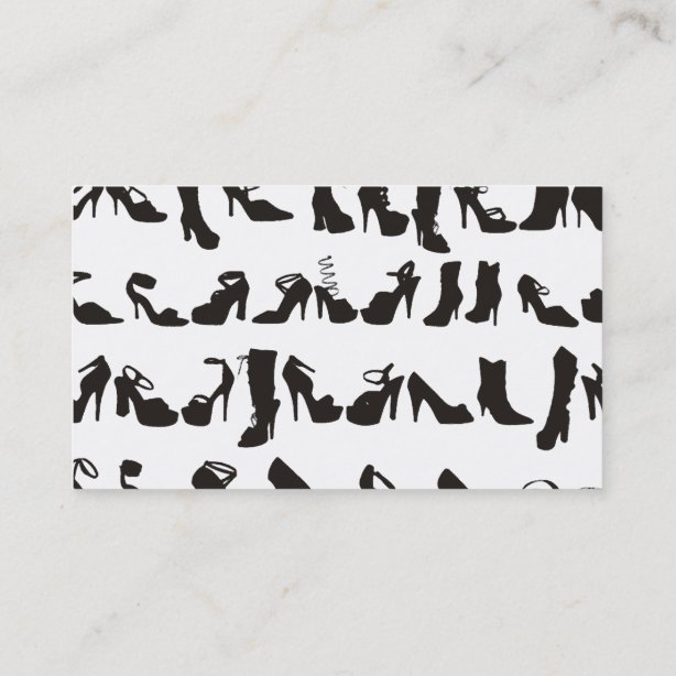 Shoe Store Business Cards - Business Card Printing | Zazzle