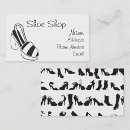 Shoe Shop Business Cards | Zazzle