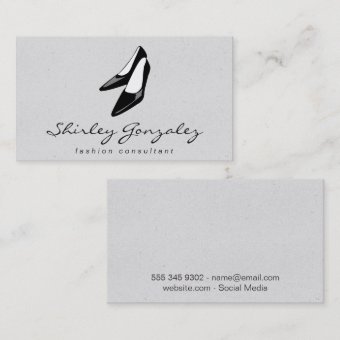 Shoes Business Card | Zazzle