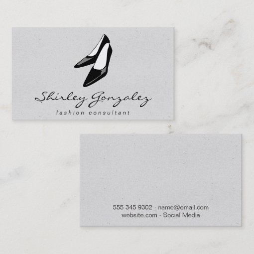 Shoes Business Card | Zazzle