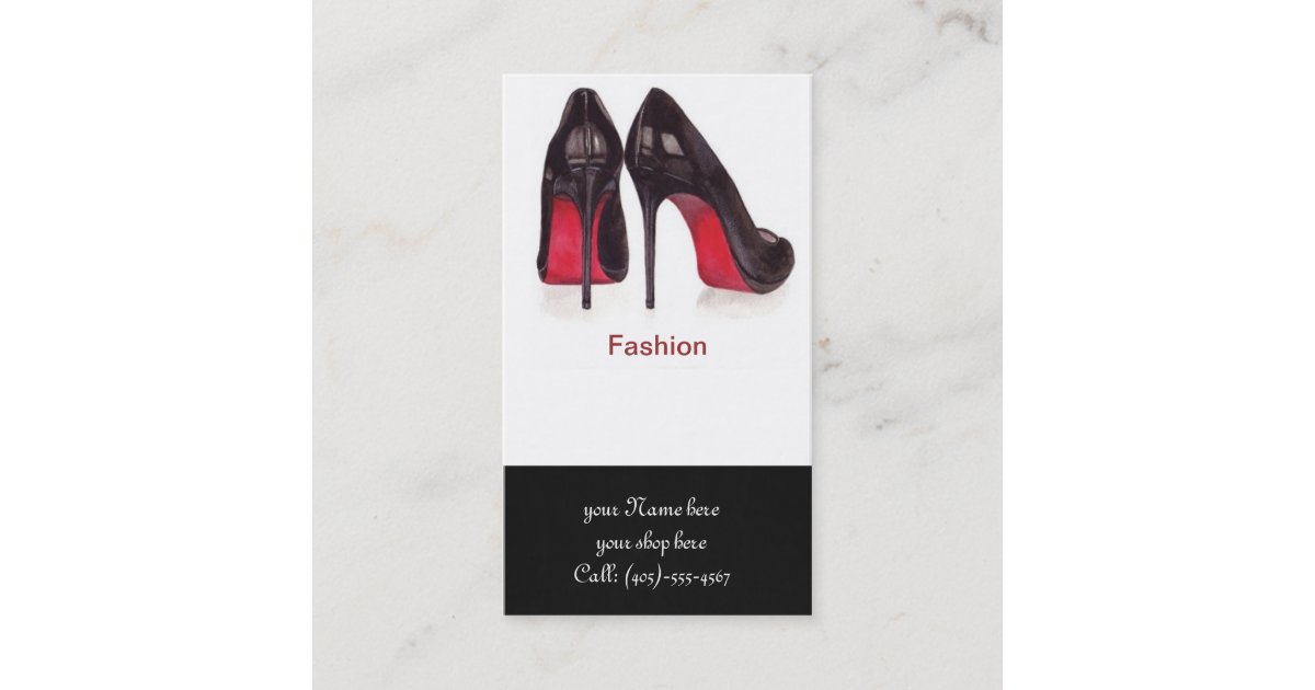 shoes Business Card | Zazzle