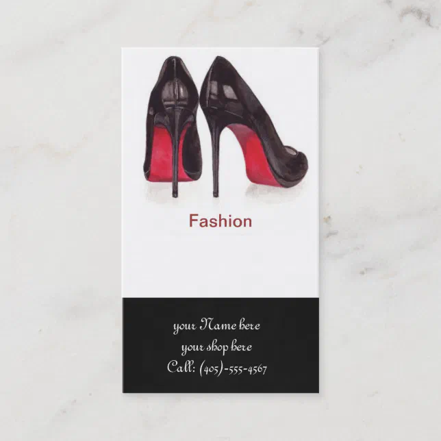 shoes Business Card | Zazzle