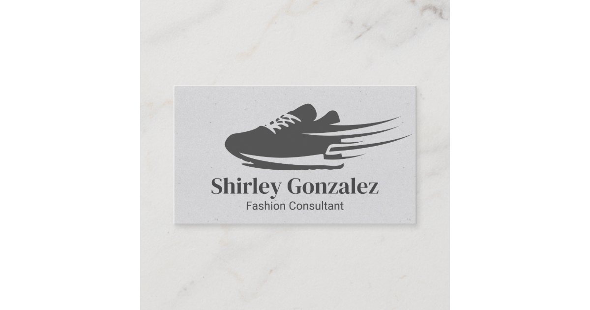 Shoes Logo Business Card | Zazzle