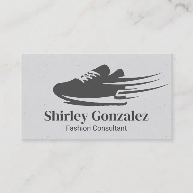 Shoes Logo Business Card | Zazzle
