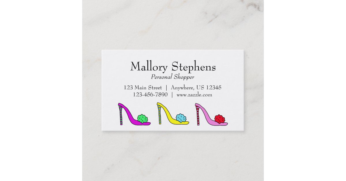 Shoes Shoes Shoes Business Calling Card | Zazzle