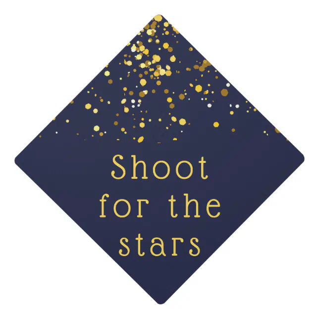 Shoot for the Moon Graduation Cap Topper | Zazzle
