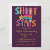 Shoot for the Stars Graduation Party Invitation | Zazzle