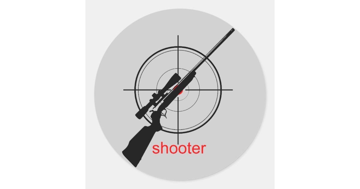shooter - sticker | Zazzle