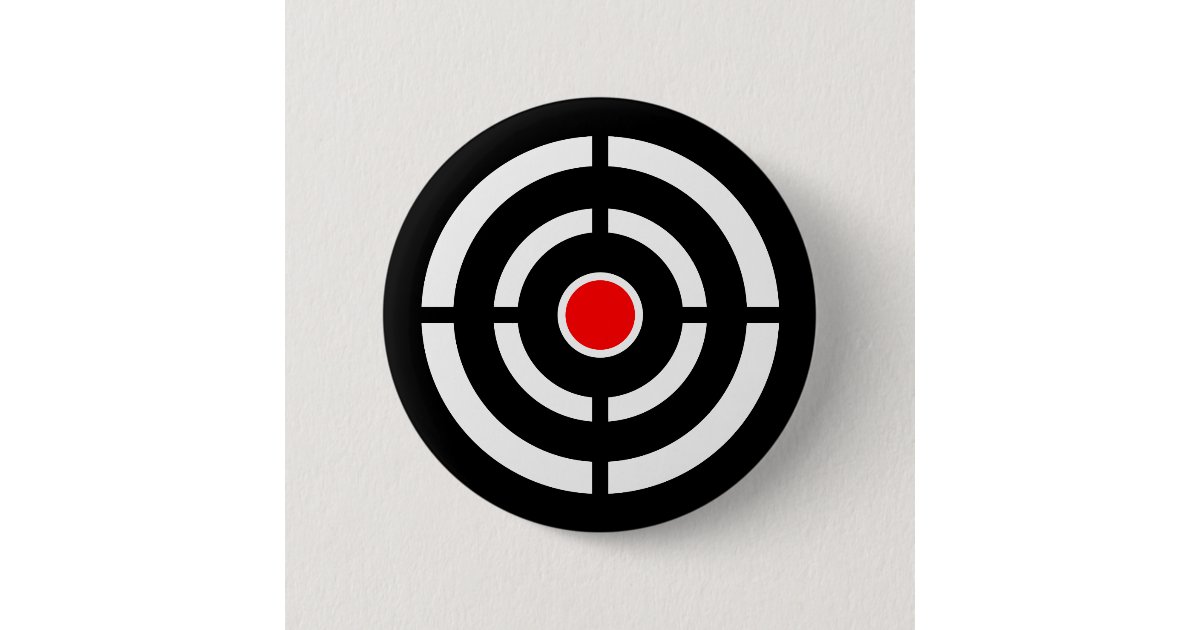 Shooting Archery Target Pinback Button | Zazzle