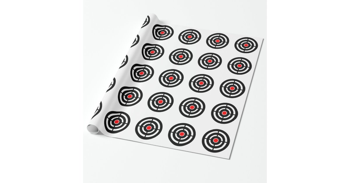 Shooting Archery Target Wrapping Paper | Zazzle