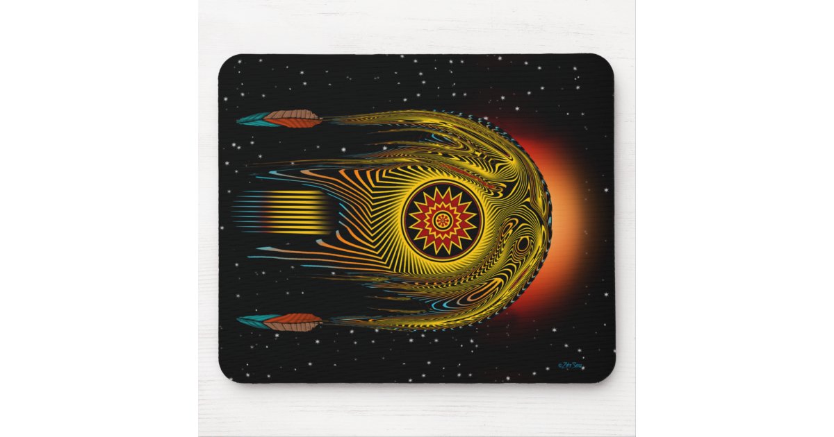 Shooting Star Mouse Pad | Zazzle