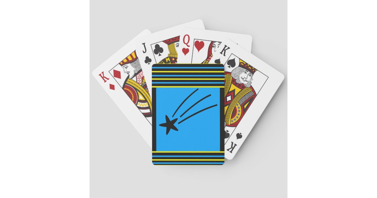 Shooting Star Playing Cards | Zazzle