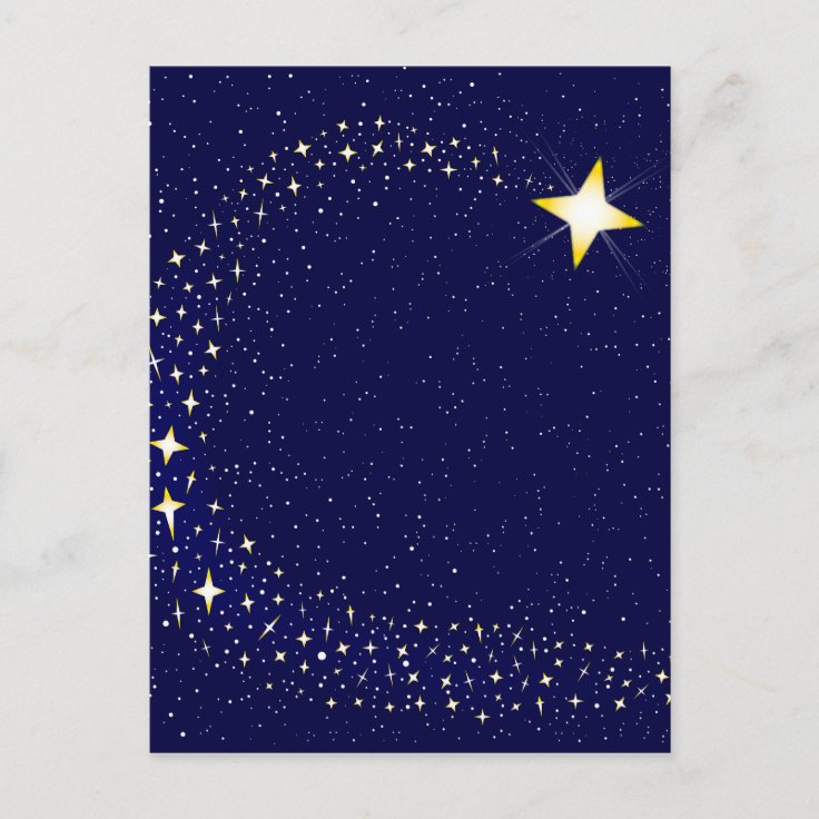 Shooting Star Postcard | Zazzle