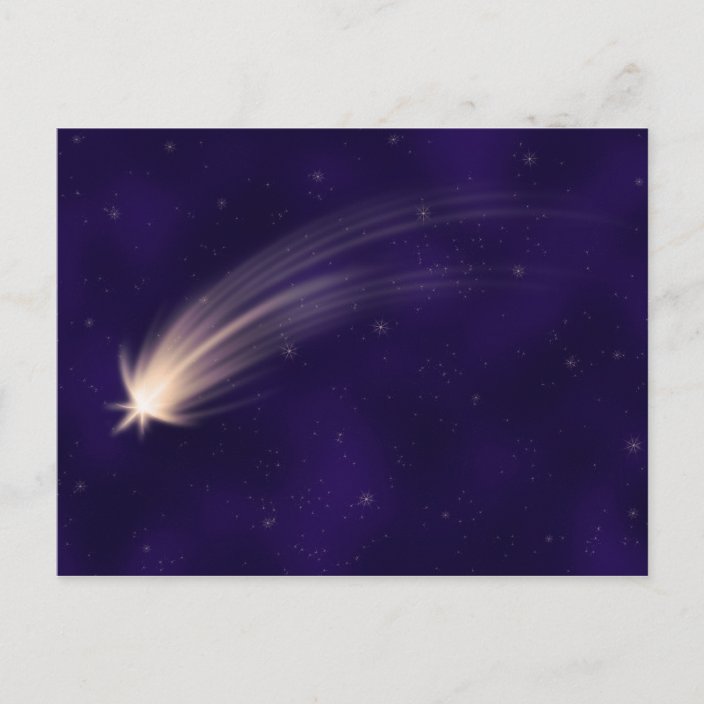Shooting Star Postcard #5 - Horizontal | Zazzle