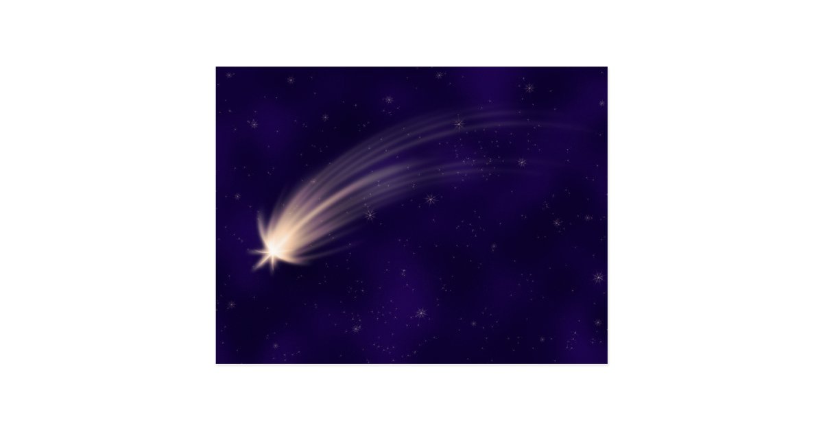 Shooting Star Postcard #5 - Horizontal | Zazzle.com