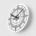 Shooting Target Gun Lover Gift Round Clock | Zazzle