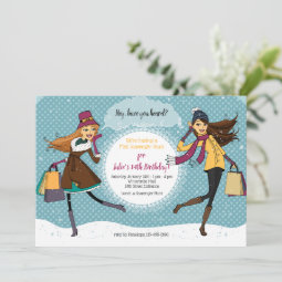 Shopping Spree Invitation | Zazzle
