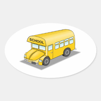 Yellow Bus Stickers | Zazzle