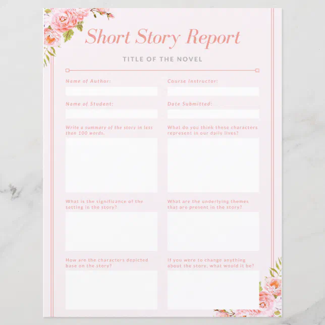 Short story Report | Zazzle