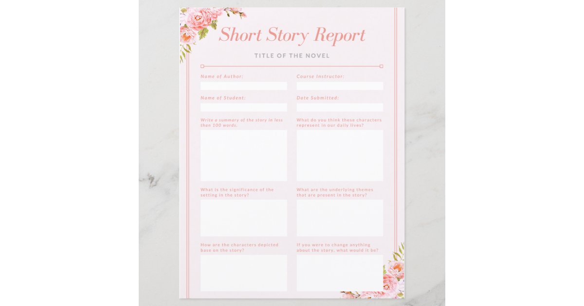 Short story Report | Zazzle