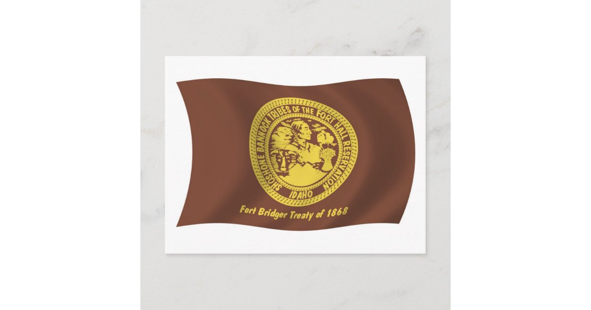 Shoshone Bannock Tribes Flag Postcard | Zazzle