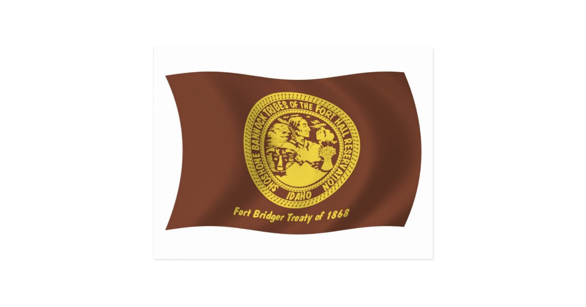 Shoshone Bannock Tribes Flag Postcard | Zazzle.com