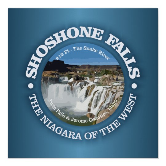 Shoshone Falls Poster | Zazzle.com