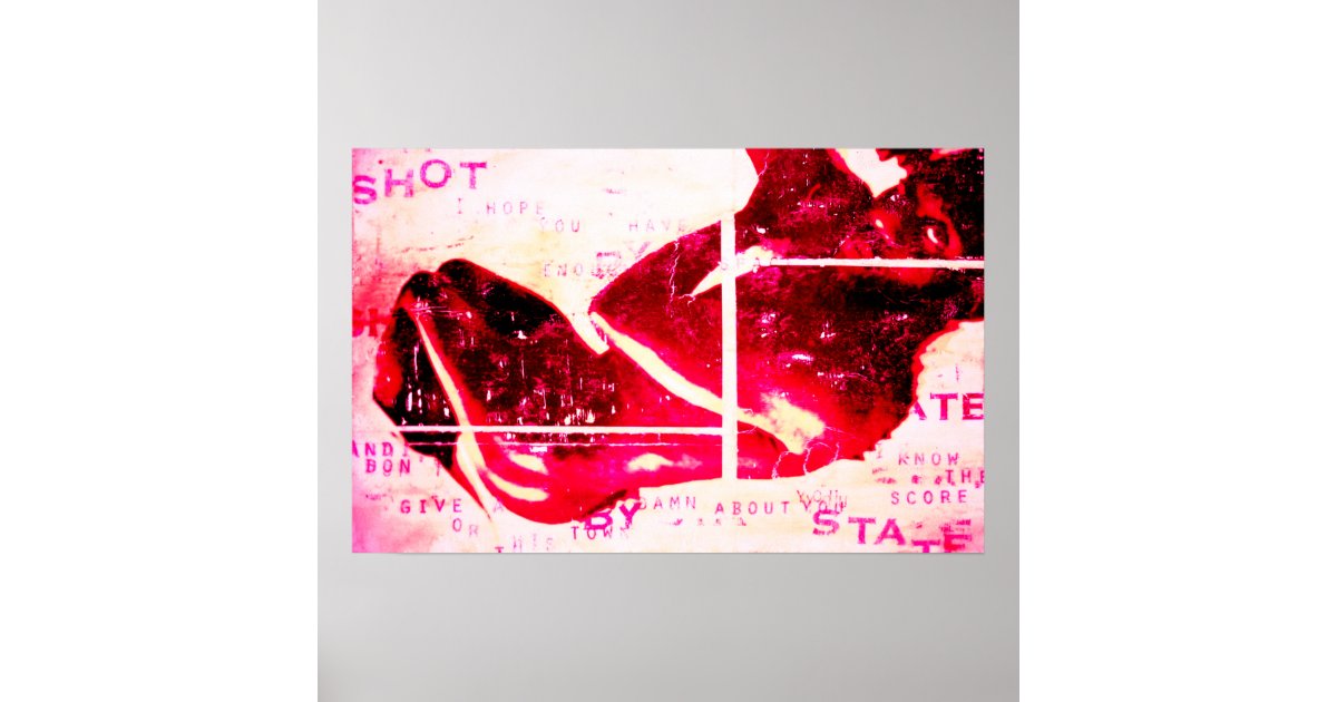 shot by state poster | Zazzle