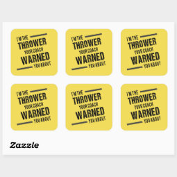Shot Put Discus Javelin Hammer Thrower Stickers | Zazzle