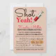 Shot Yeah! Nursing School Graduation Invitation | Zazzle